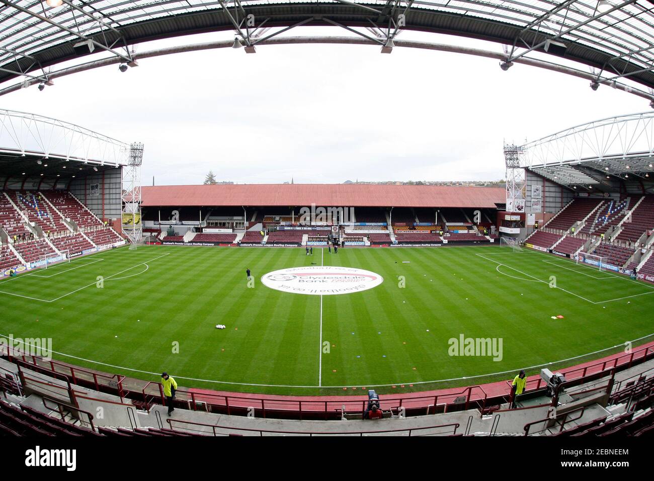 General view of tynecastle stadium hi-res stock photography and images ...