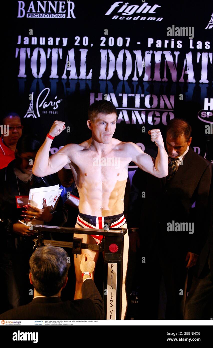 Boxing ricky juan urango las hi-res stock photography and images - Alamy