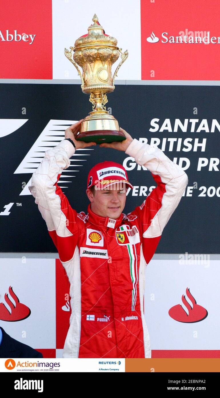 2007 kimi raikkonen trophy hi-res stock photography and images - Alamy