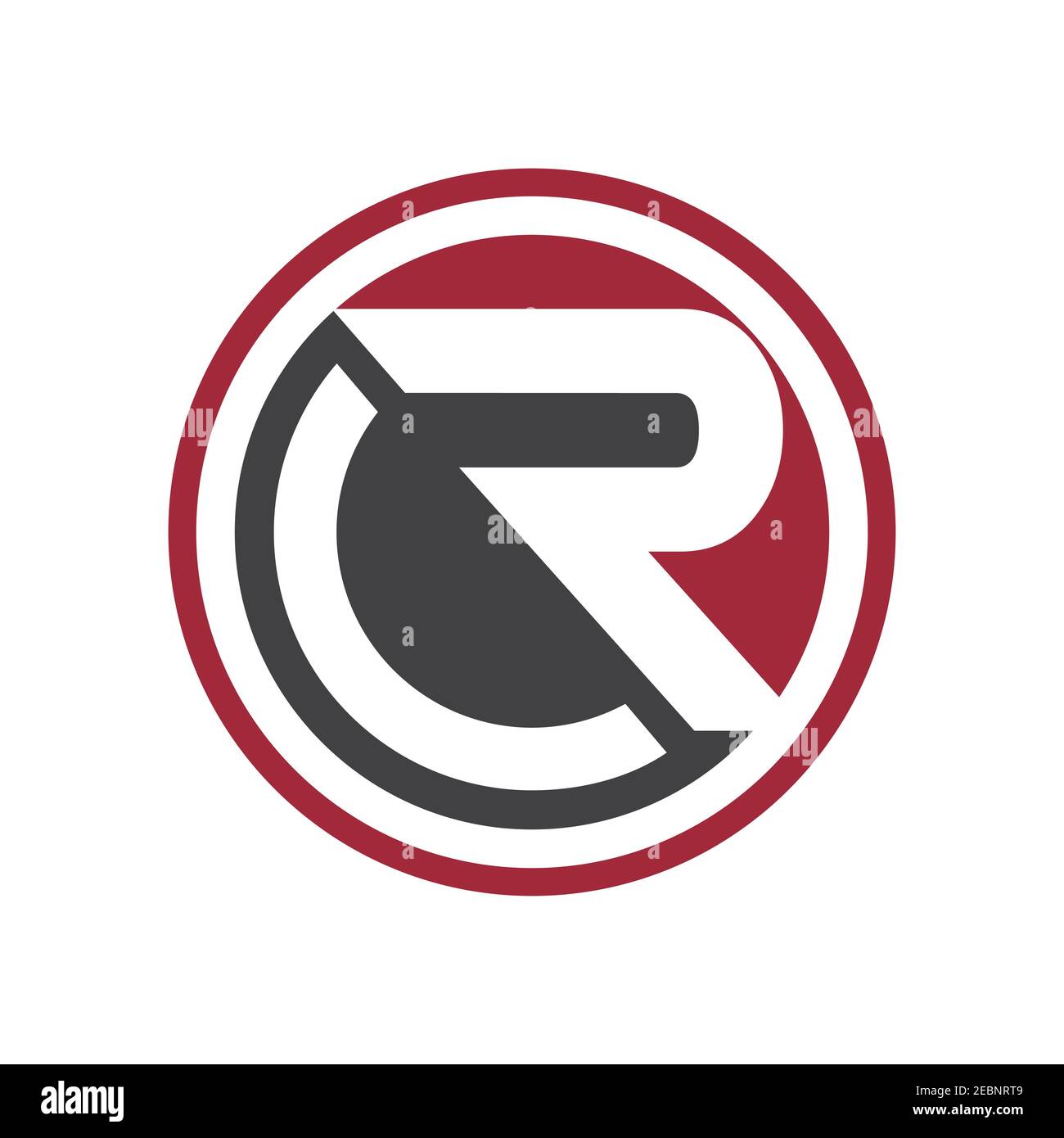 Initial letter RC shaped round for your best business symbol. Vector ...