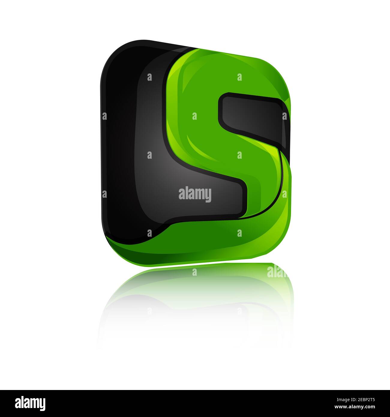 Creative design letter S in modern style for your best business symbol ...
