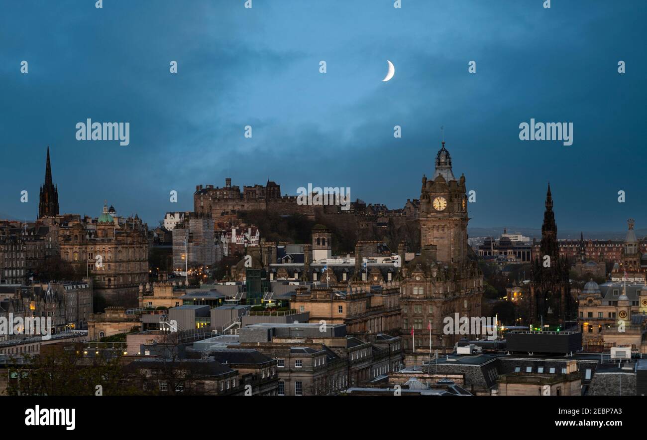 Edinburgh new town aerial hi-res stock photography and images - Alamy