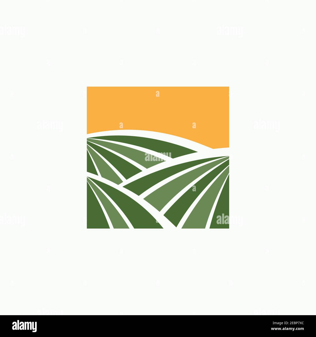 Farming design emblem for agriculture symbol on the white background ...