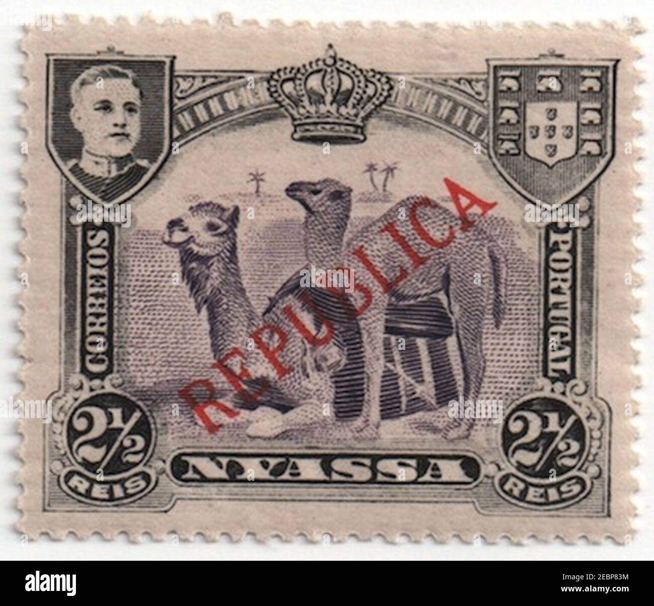 Nyassa 1911 stamp Stock Photo - Alamy