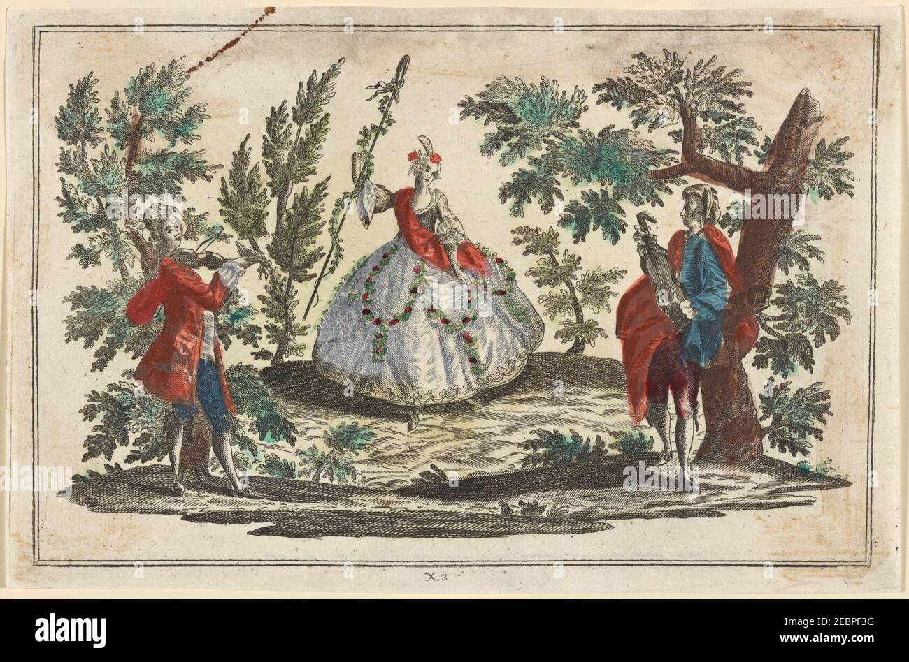 Pastoral dance scenes of the eighteenth century Stock Photo - Alamy