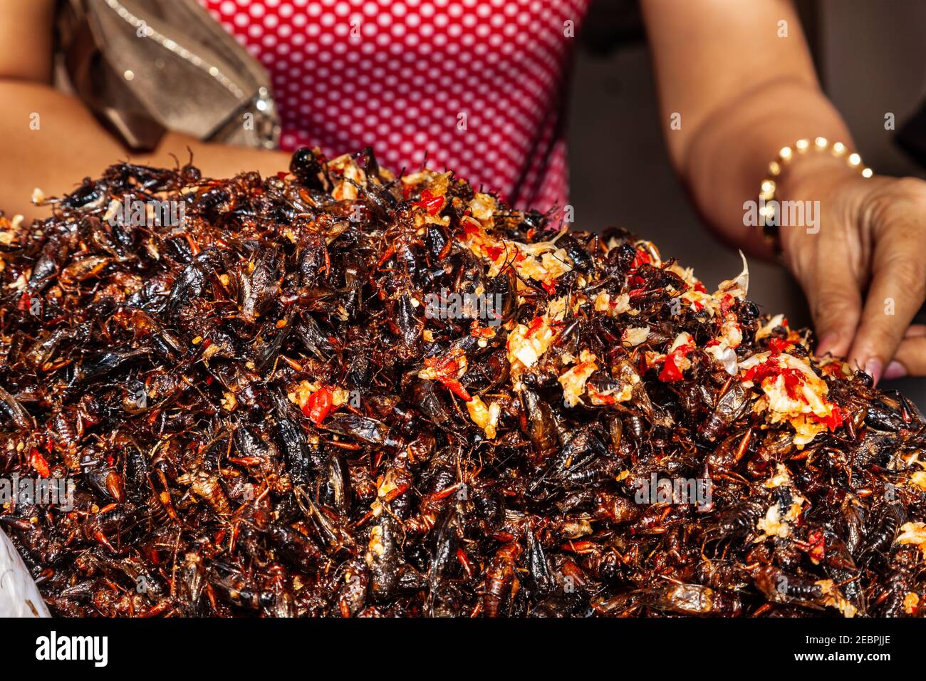 Vietnam market insects hi-res stock photography and images - Alamy