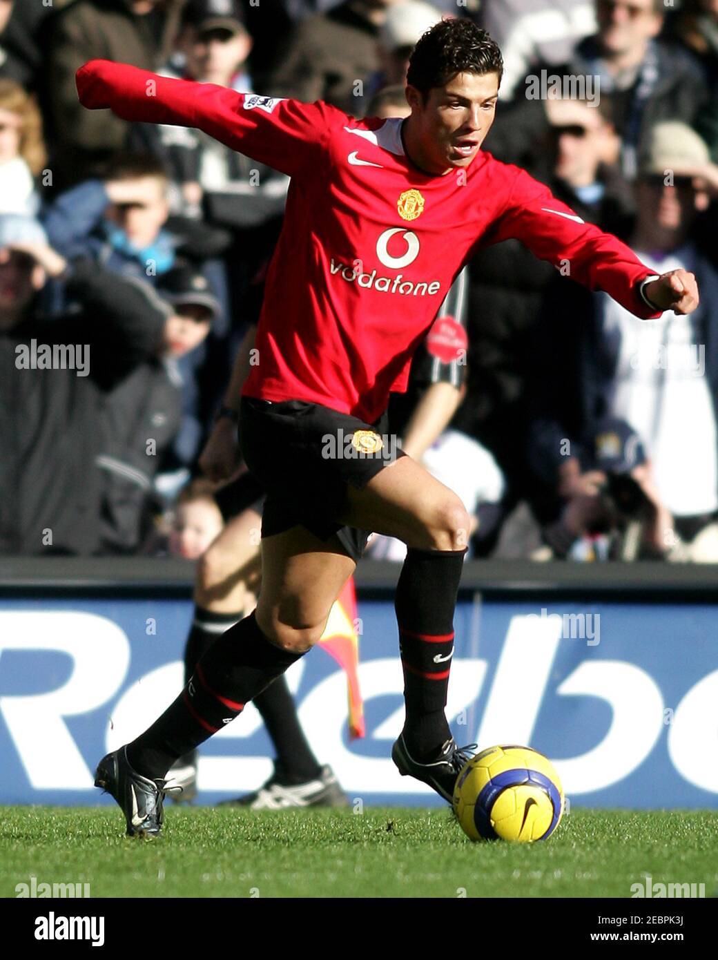 Manchester United 2 at Manchester City. Feb. 13 2005. City of ...