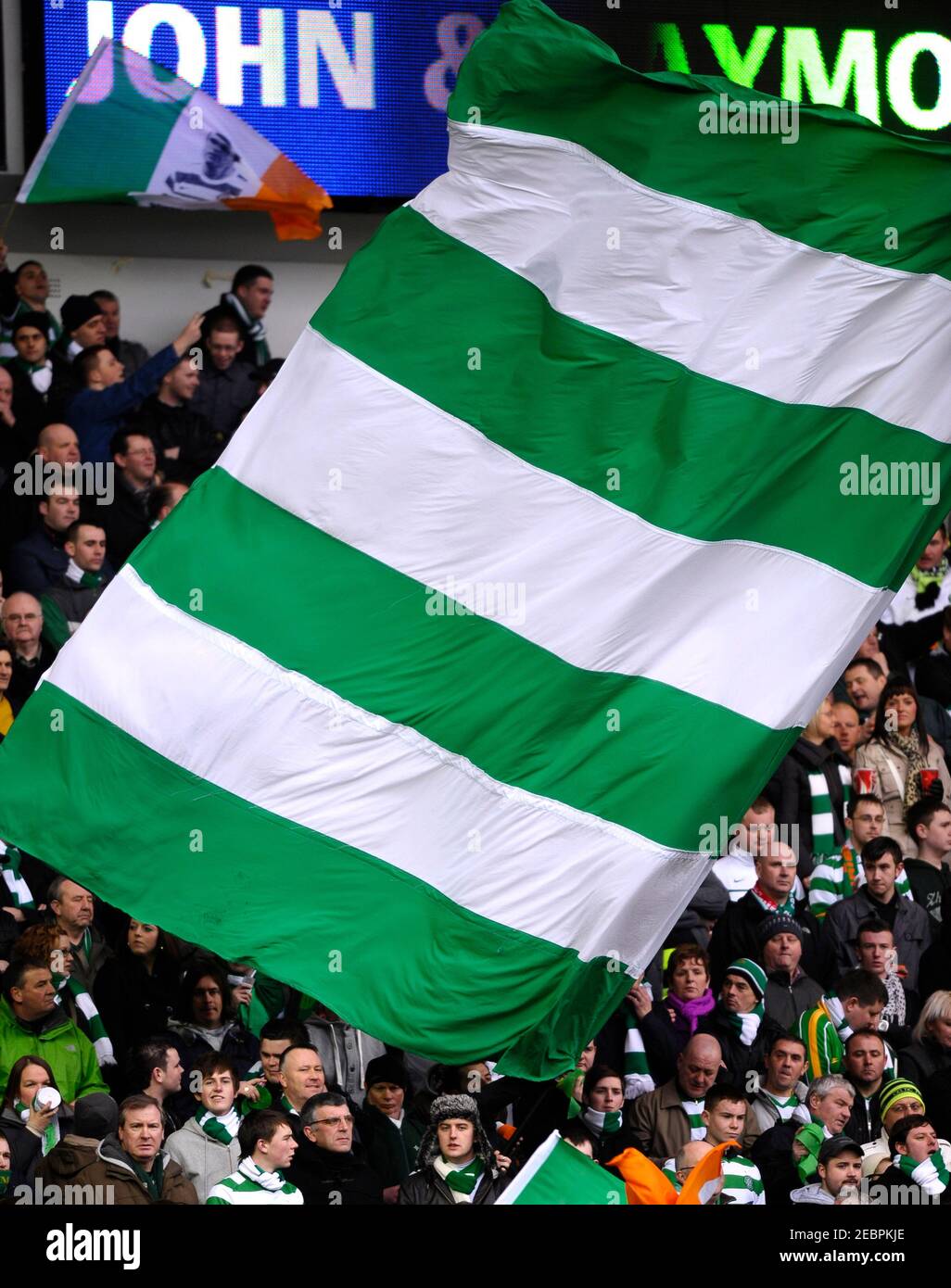 Celtic rangers flag hi-res stock photography and images - Alamy