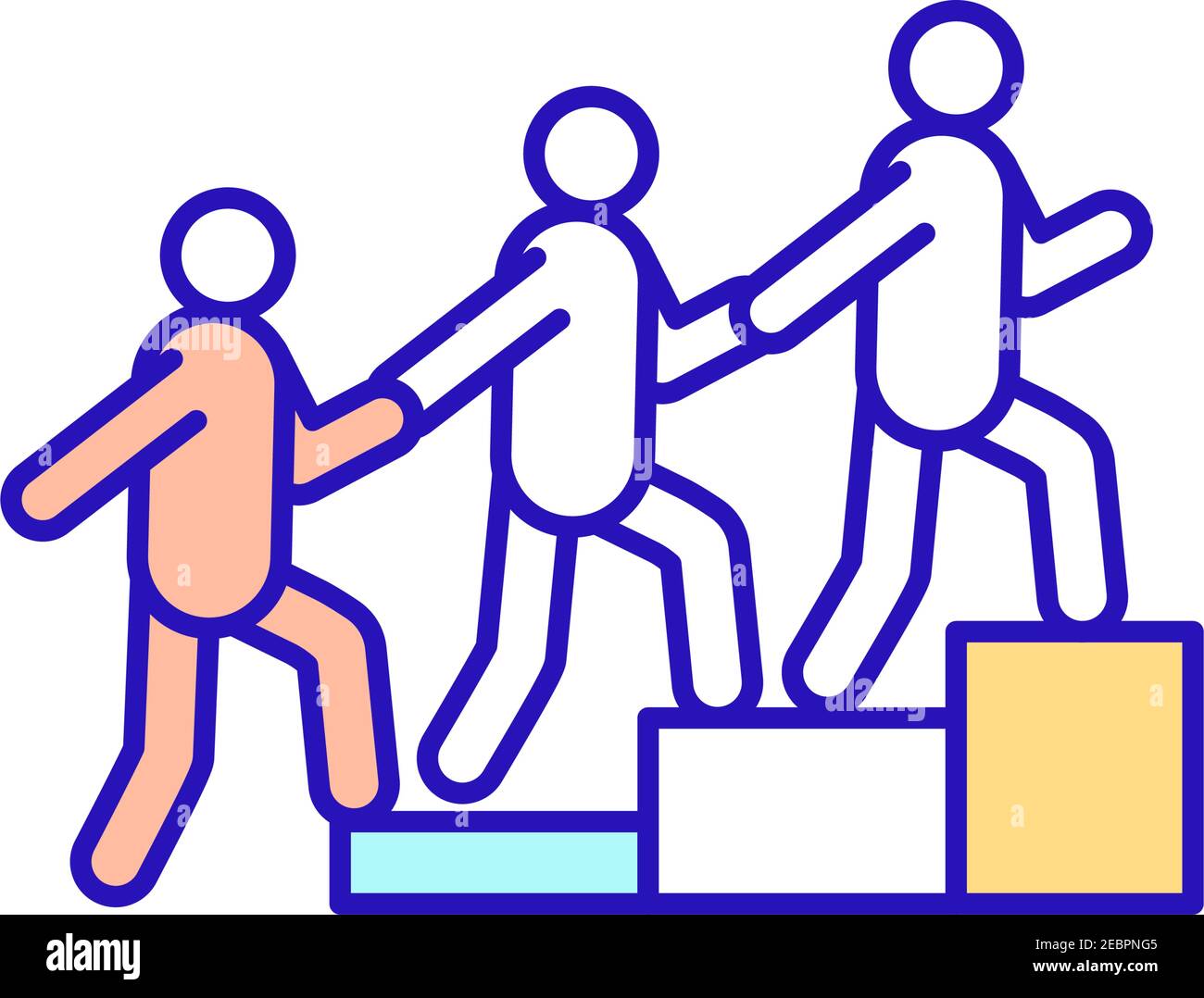 Building teams cartoon hi-res stock photography and images - Alamy