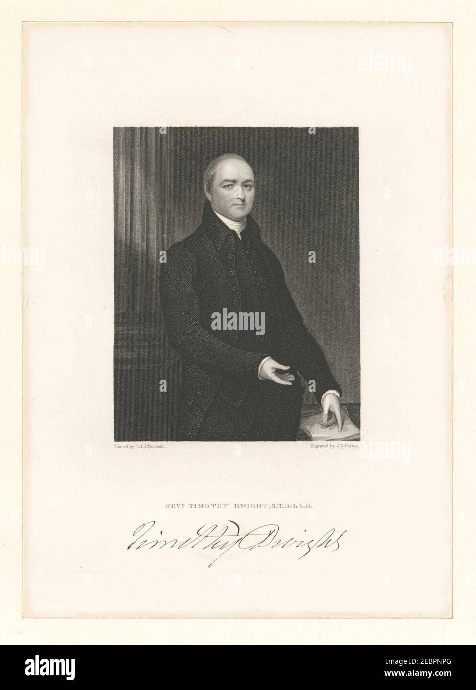 Revd. Timothy Dwight, S.T.D., L.L.D Stock Photo - Alamy