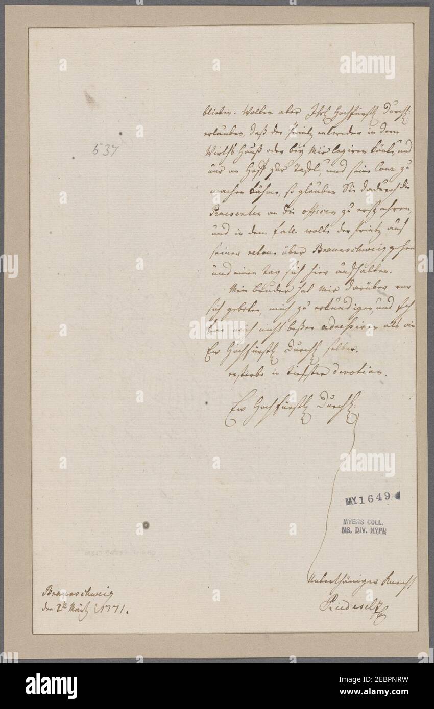 Friedrich riedesel hi-res stock photography and images - Alamy