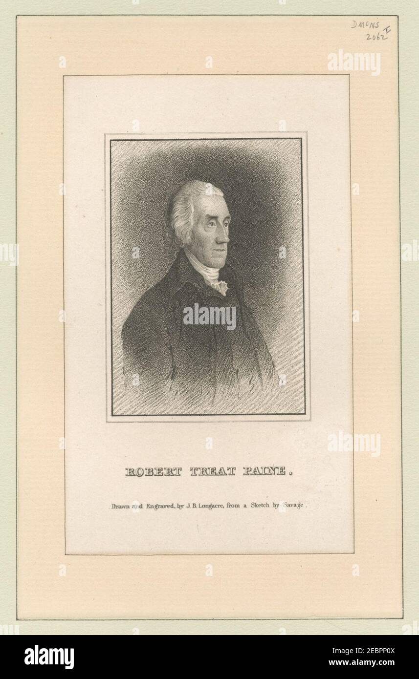 Robert treat paine hi-res stock photography and images - Alamy