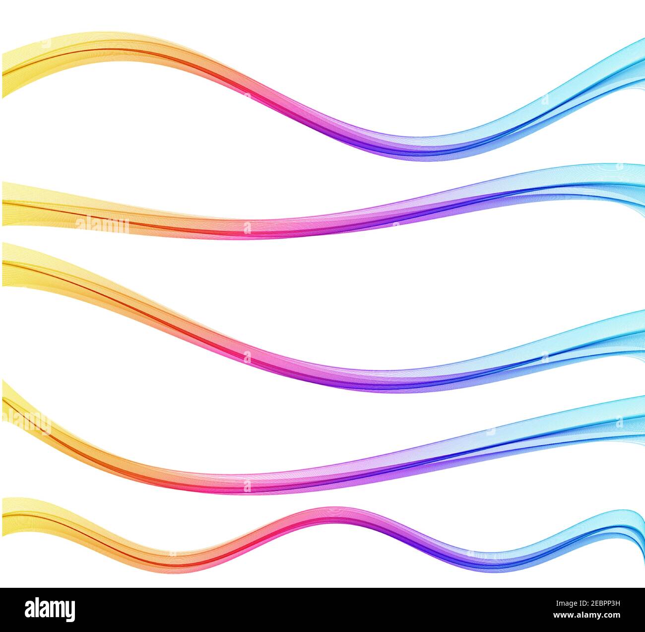 Abstract shiny color spectrum wave design element Stock Vector Image ...