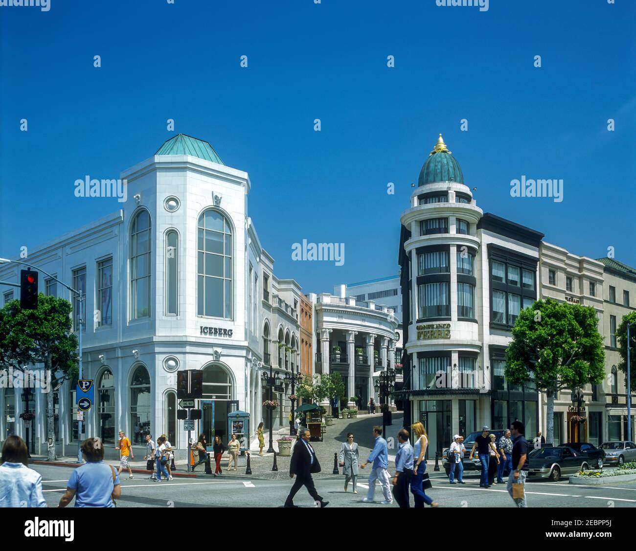 2001 HISTORICAL SHOPS RODEO DRIVE BEVERLY HILLS LOS ANGELES CALIFORNIA ...