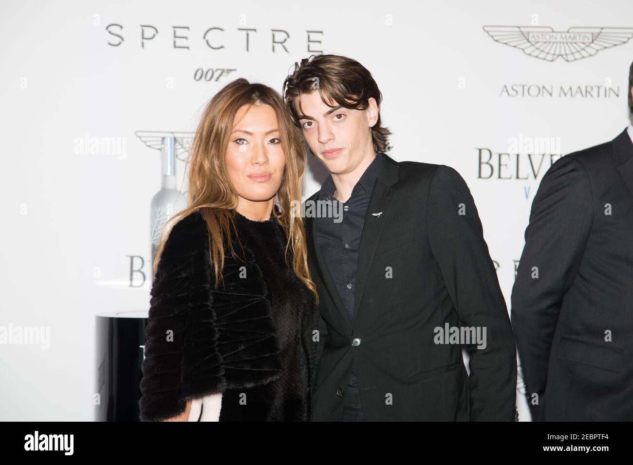 Sascha Bailey arriving a special showing of Spectre, the new Bond film ...