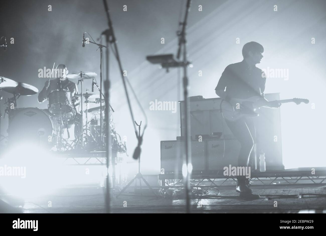 Ben Gibbard of Death Cab for Cutie performing live on stage at the ...