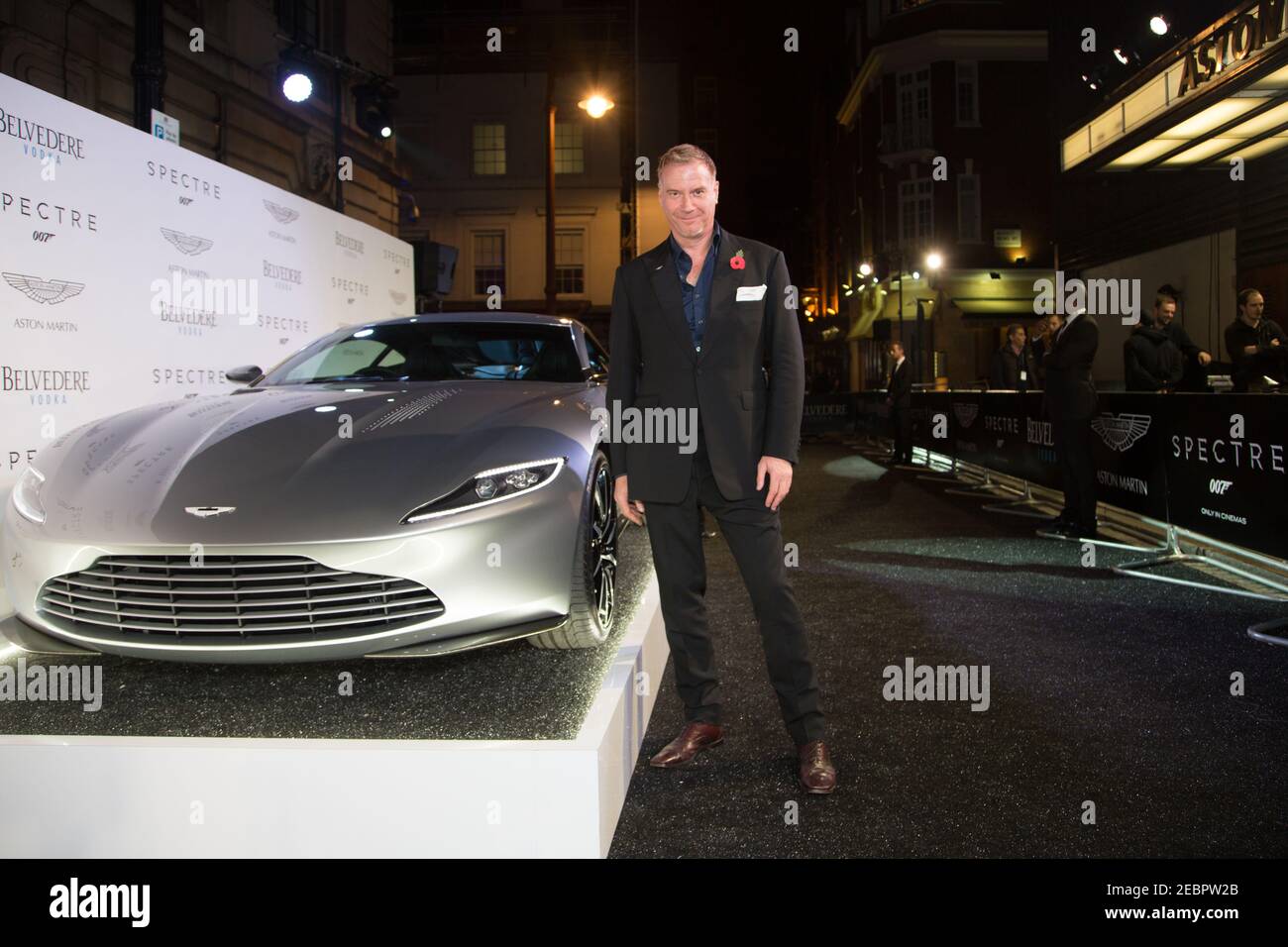 Marek Reichman (designer of the Bond Aston Martin DB10) at a special ...