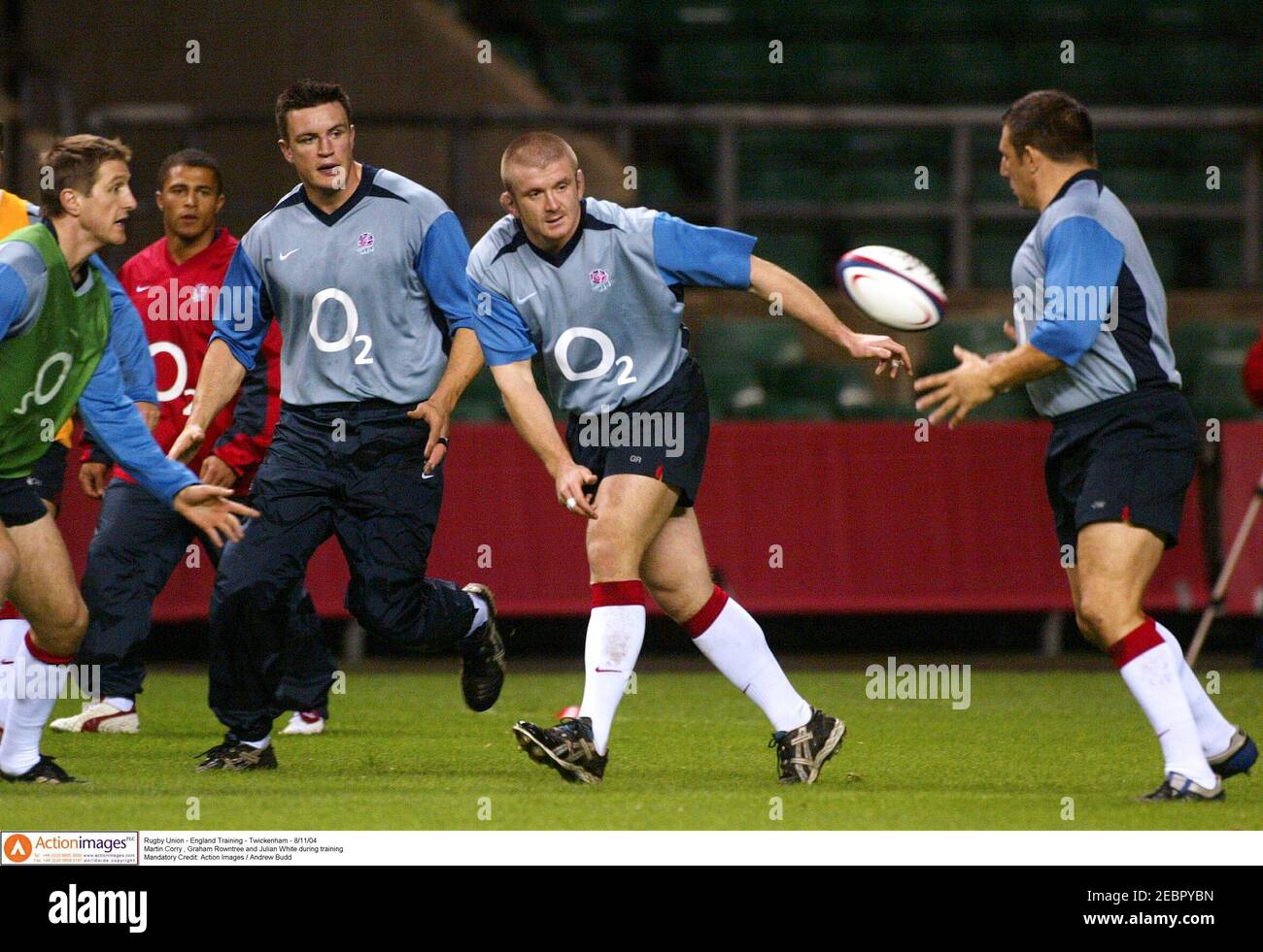 Rugby union training martin corry hi-res stock photography and images ...
