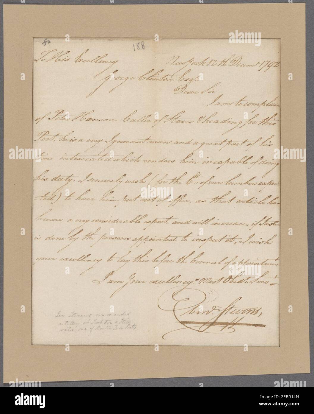 Ebenezer stevens hi-res stock photography and images - Alamy