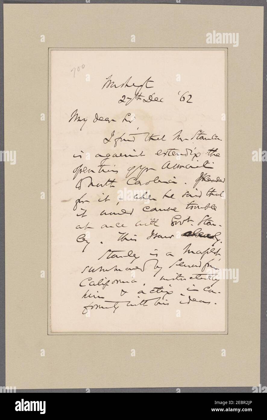 Sumner, Charles. To Charles Scribner Stock Photo - Alamy