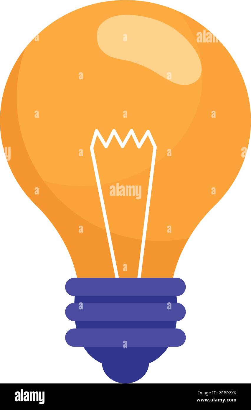 bulb light idea think icon Stock Vector Image & Art - Alamy