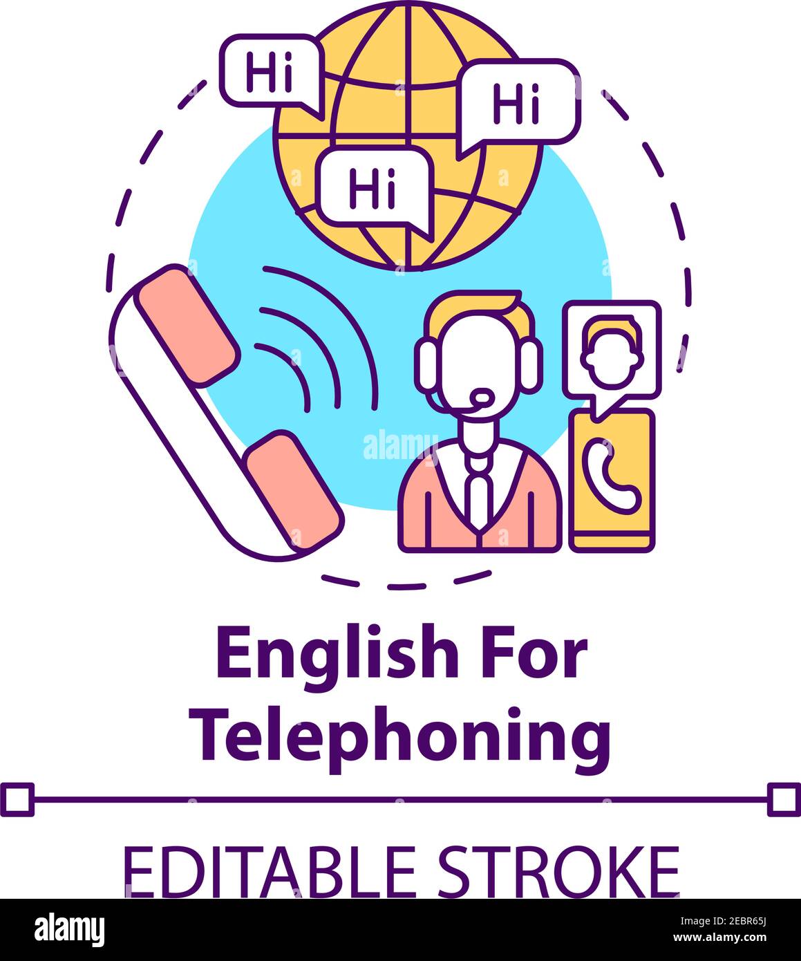 Telephoning Cut Out Stock Images & Pictures - Alamy