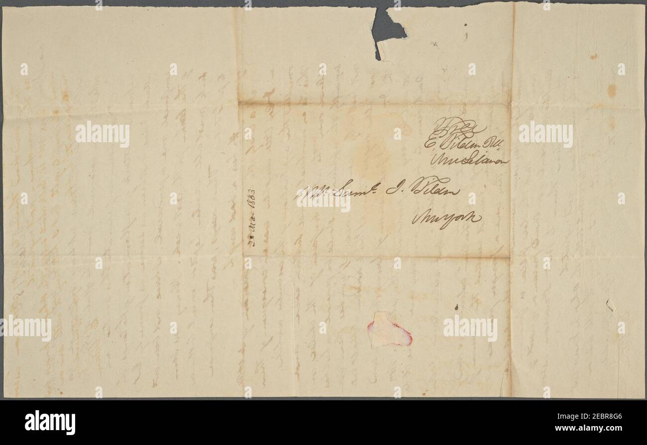 Tilden, Elam, 1833 Stock Photo - Alamy