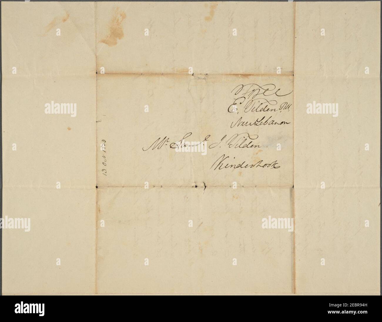 Tilden, Elam, 1833 Stock Photo - Alamy