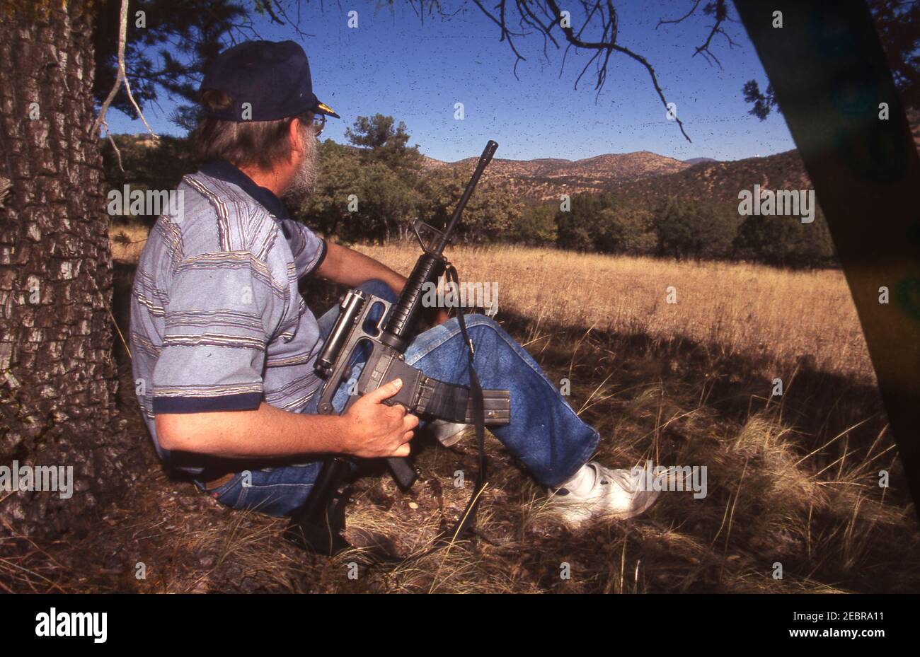 Near Fort Davis Texas USA, 1997: Republic of Texas Defense Forces ...