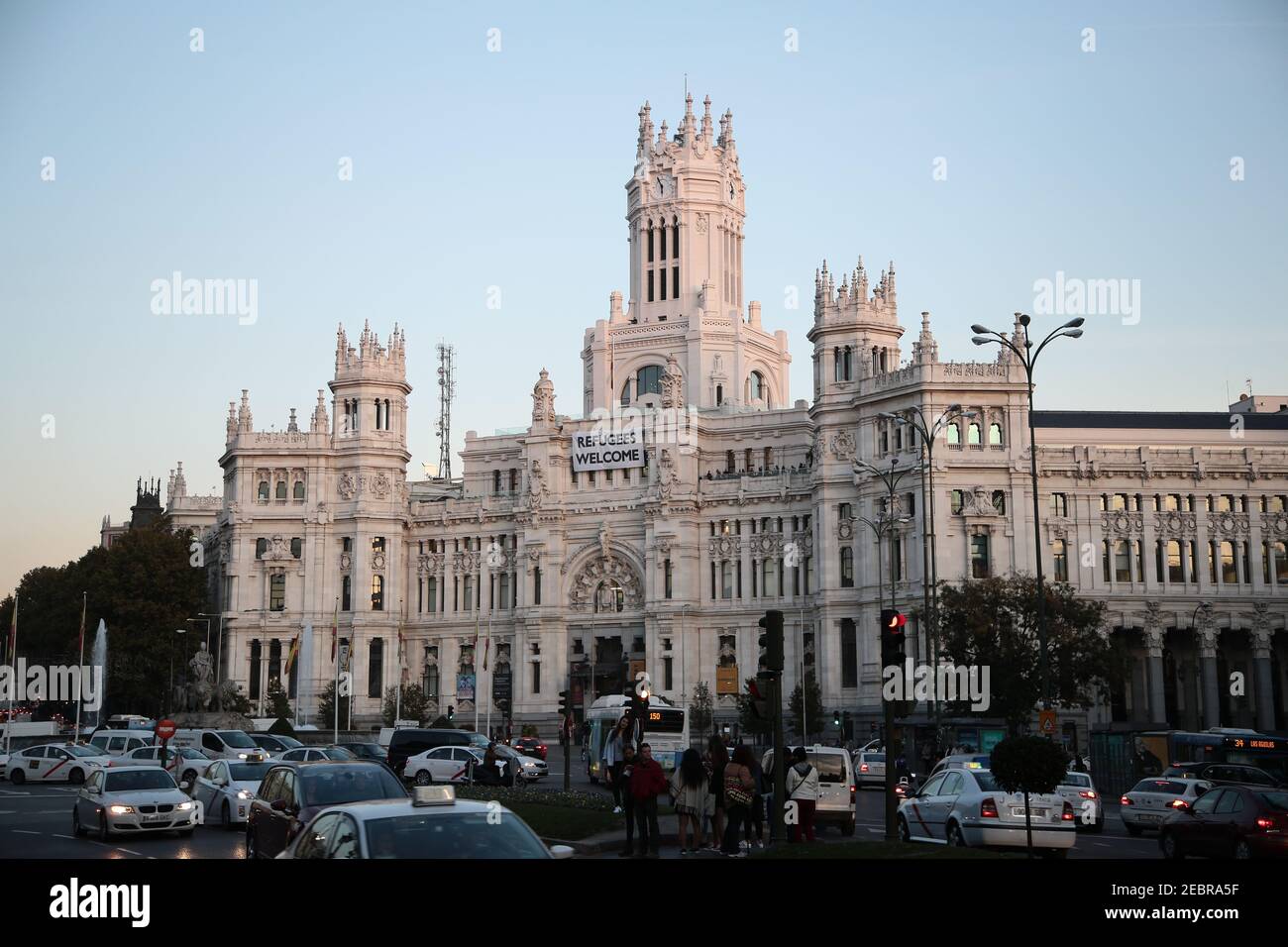 The Ayuntamiento of Madrid (council building) previously the general ...