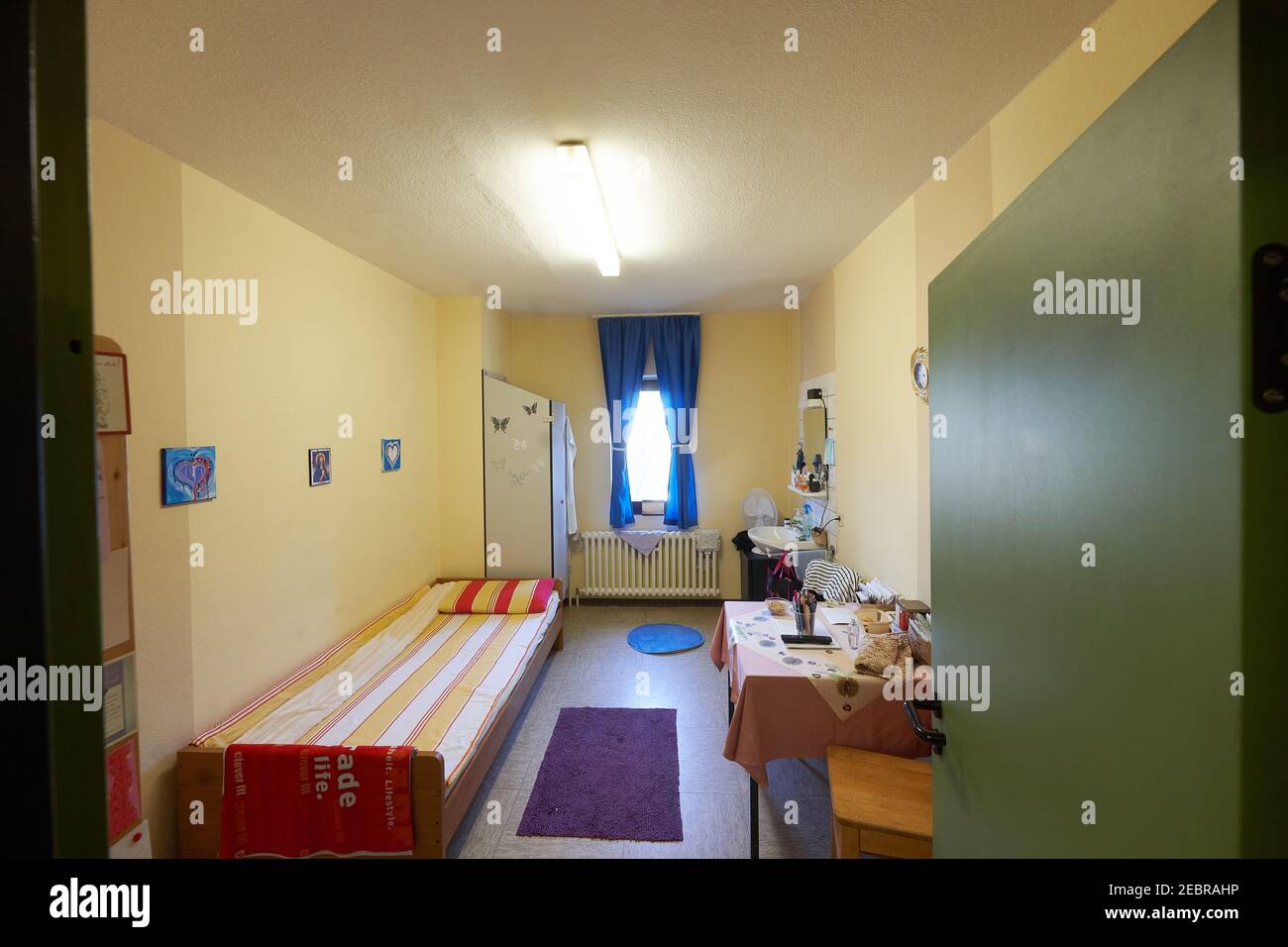 Koblenz, Germany. 10th Feb, 2020. A cell in the open prison system at ...