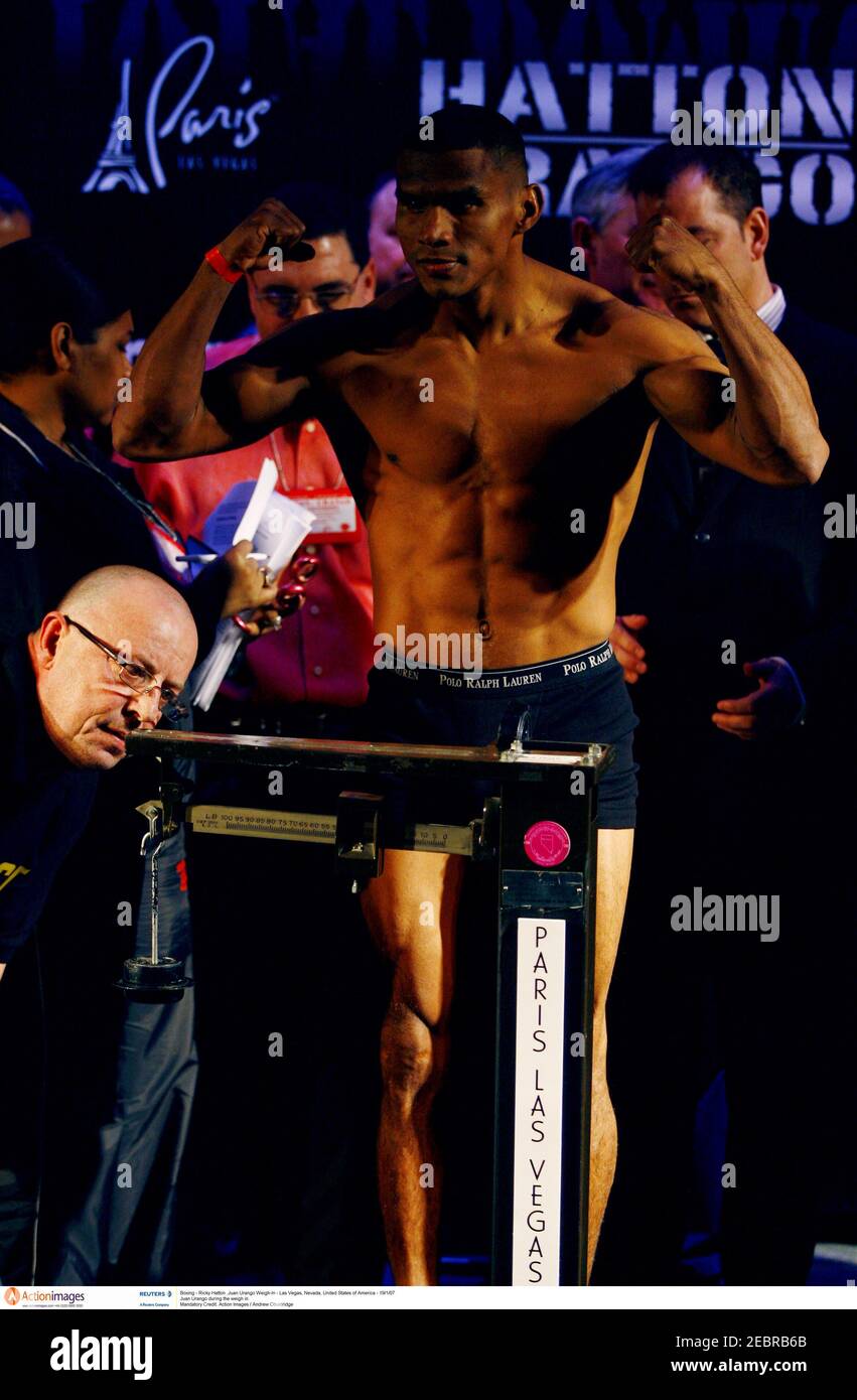 Boxing ricky juan urango las hi-res stock photography and images - Alamy