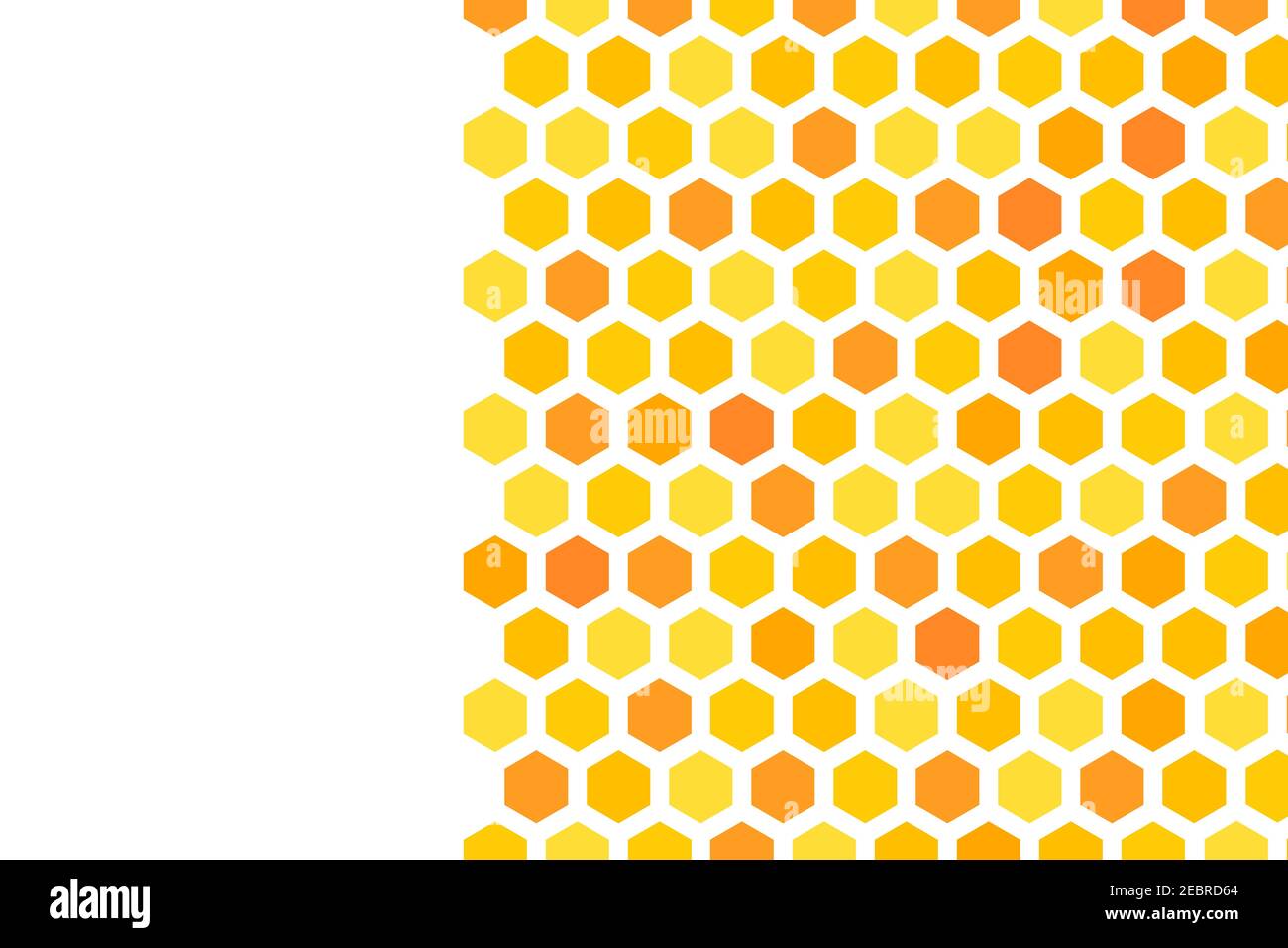 Golden background with honeycomb shapes. Vector illustration. Pattern ...
