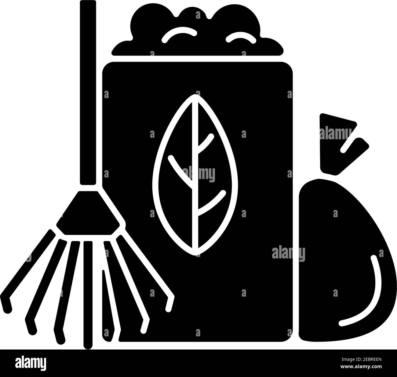 Yard waste collection icon hi-res stock photography and images - Alamy