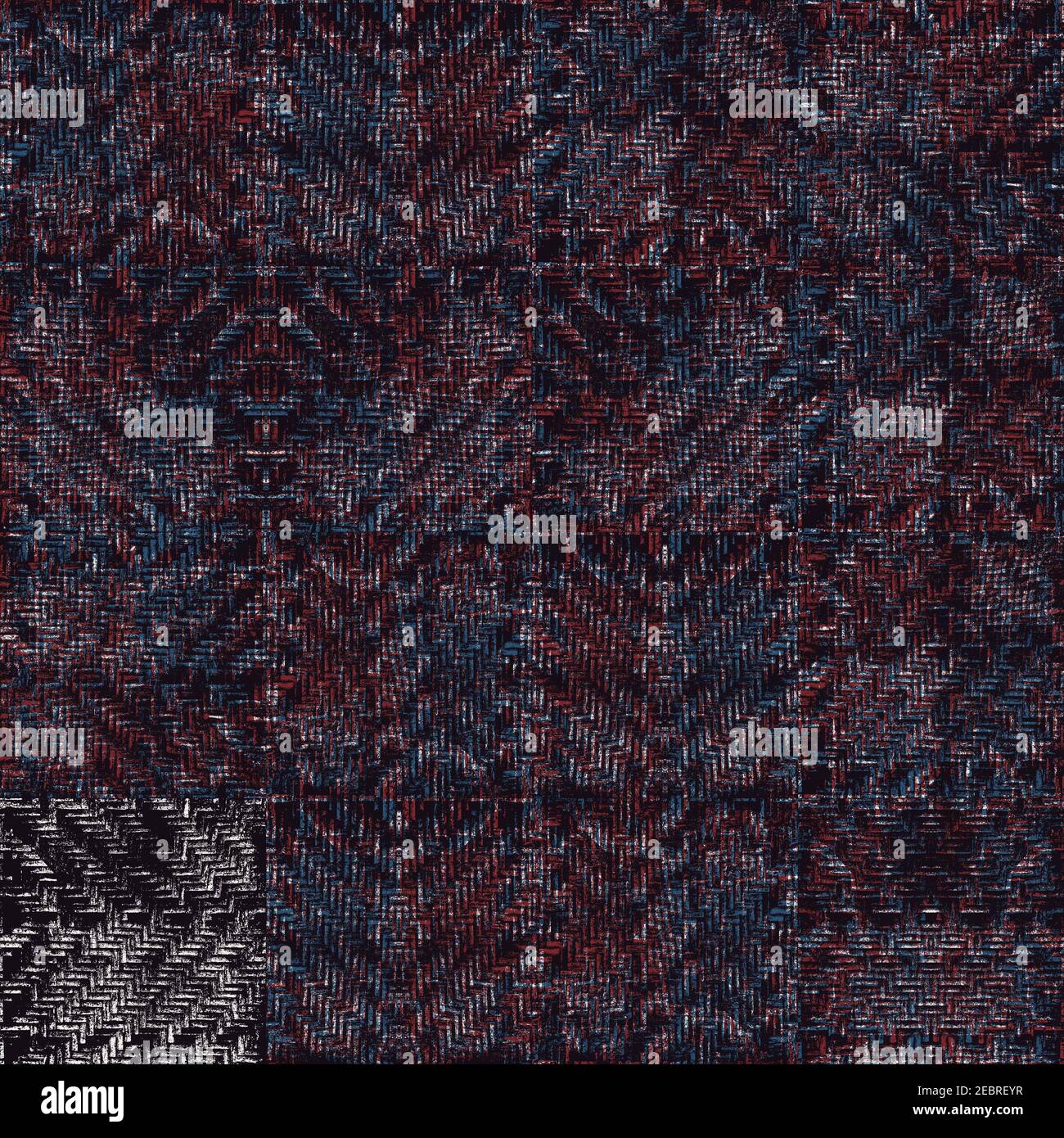 Seamless texture pattern in red blue black white Stock Photo - Alamy