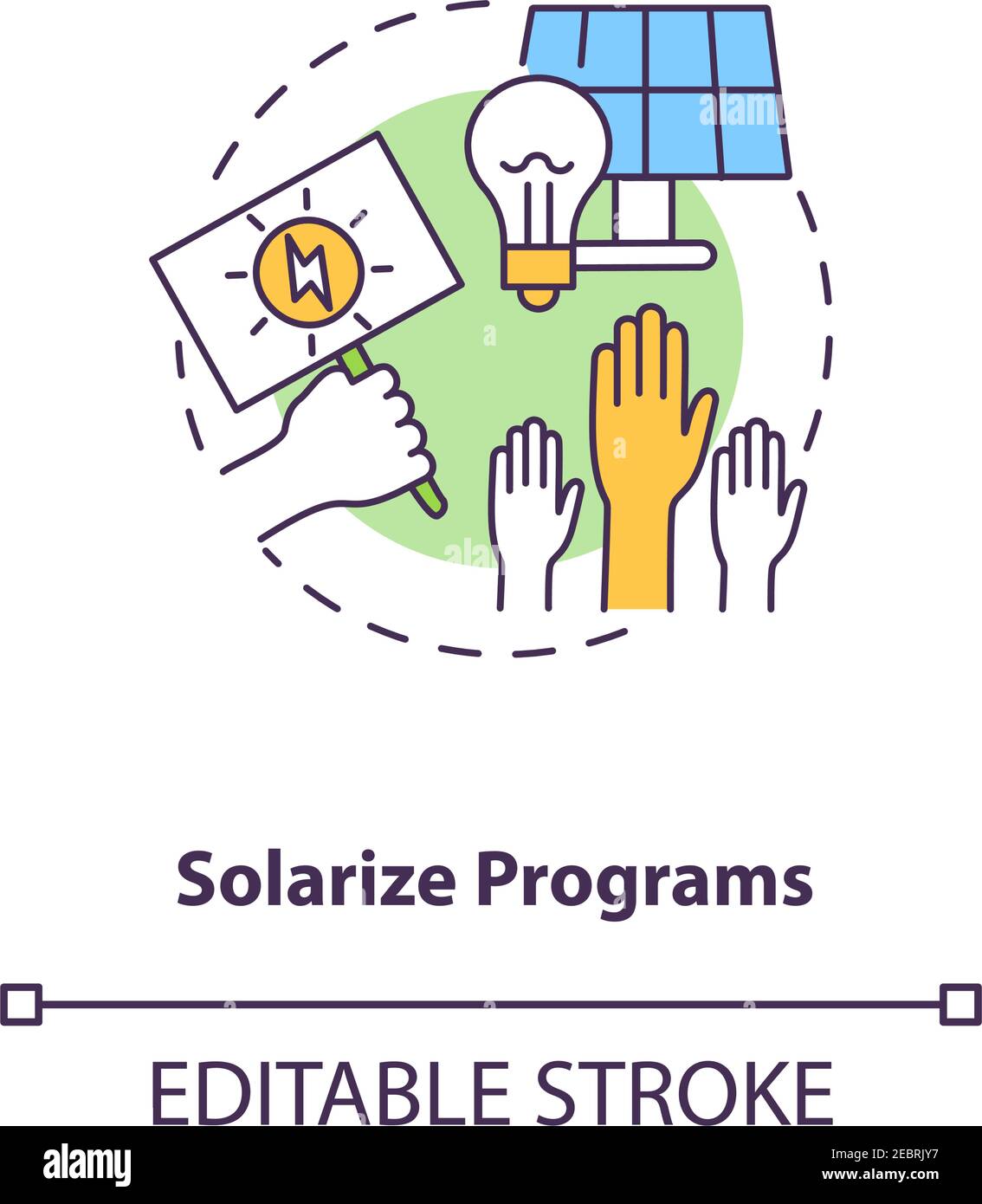 Energy conservation program Stock Vector Images - Alamy