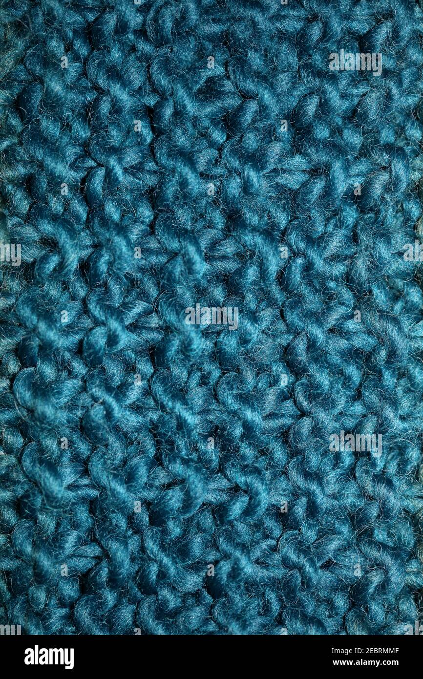 Colorful handmade winter scarf with alpacas wool macro background ...