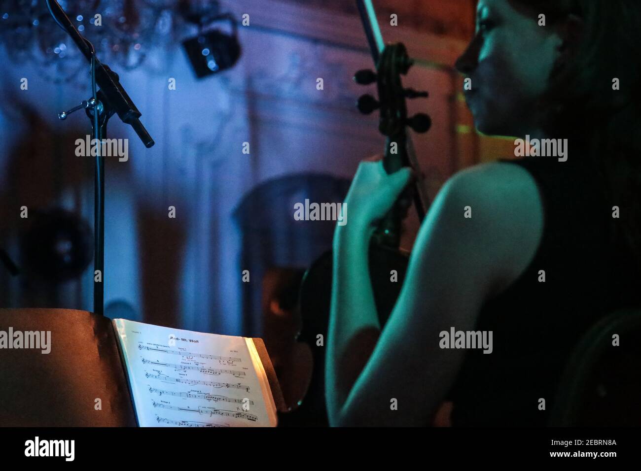 Mt Wolf performing live on stage at Bush Hall in London Stock Photo - Alamy