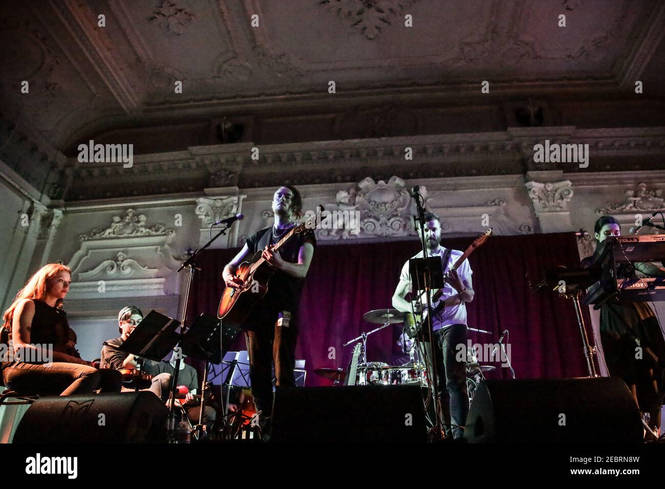 Mt Wolf performing live on stage at Bush Hall in London Stock Photo - Alamy