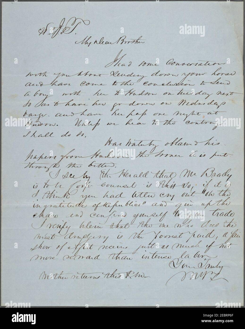 Tilden, Moses Younglove, undated Stock Photo - Alamy