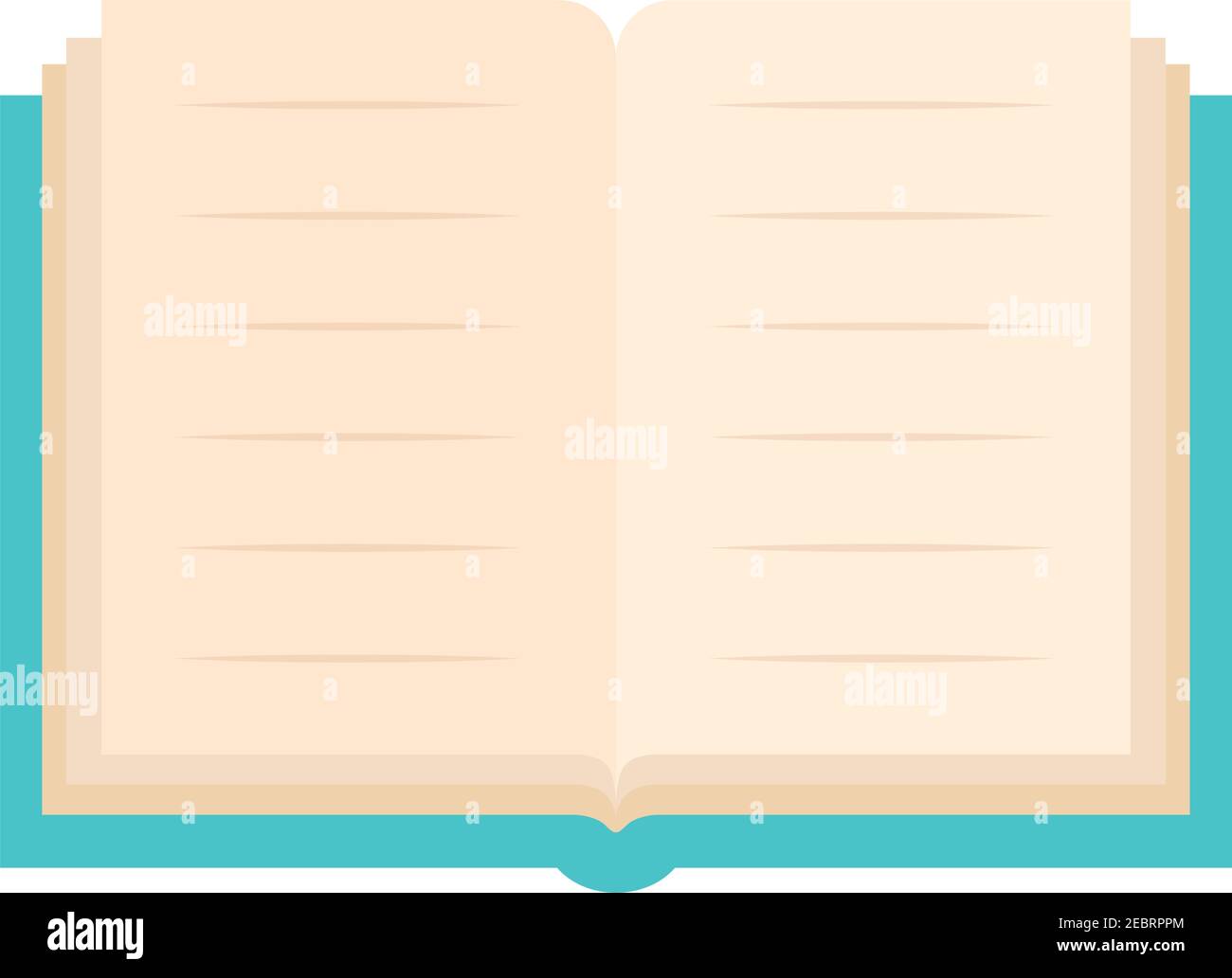 open book with blue cover Stock Vector Image & Art - Alamy