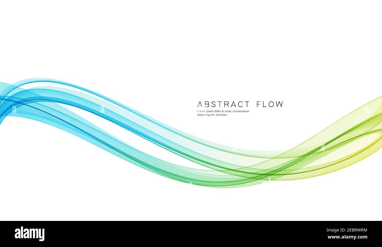 Vector blue color abstract wave design element Stock Vector Image & Art ...