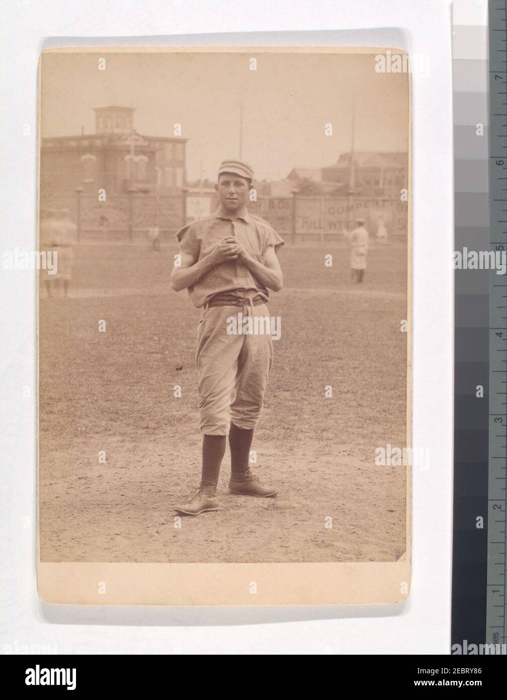 Unidentified baseball player in pitching form Stock Photo - Alamy