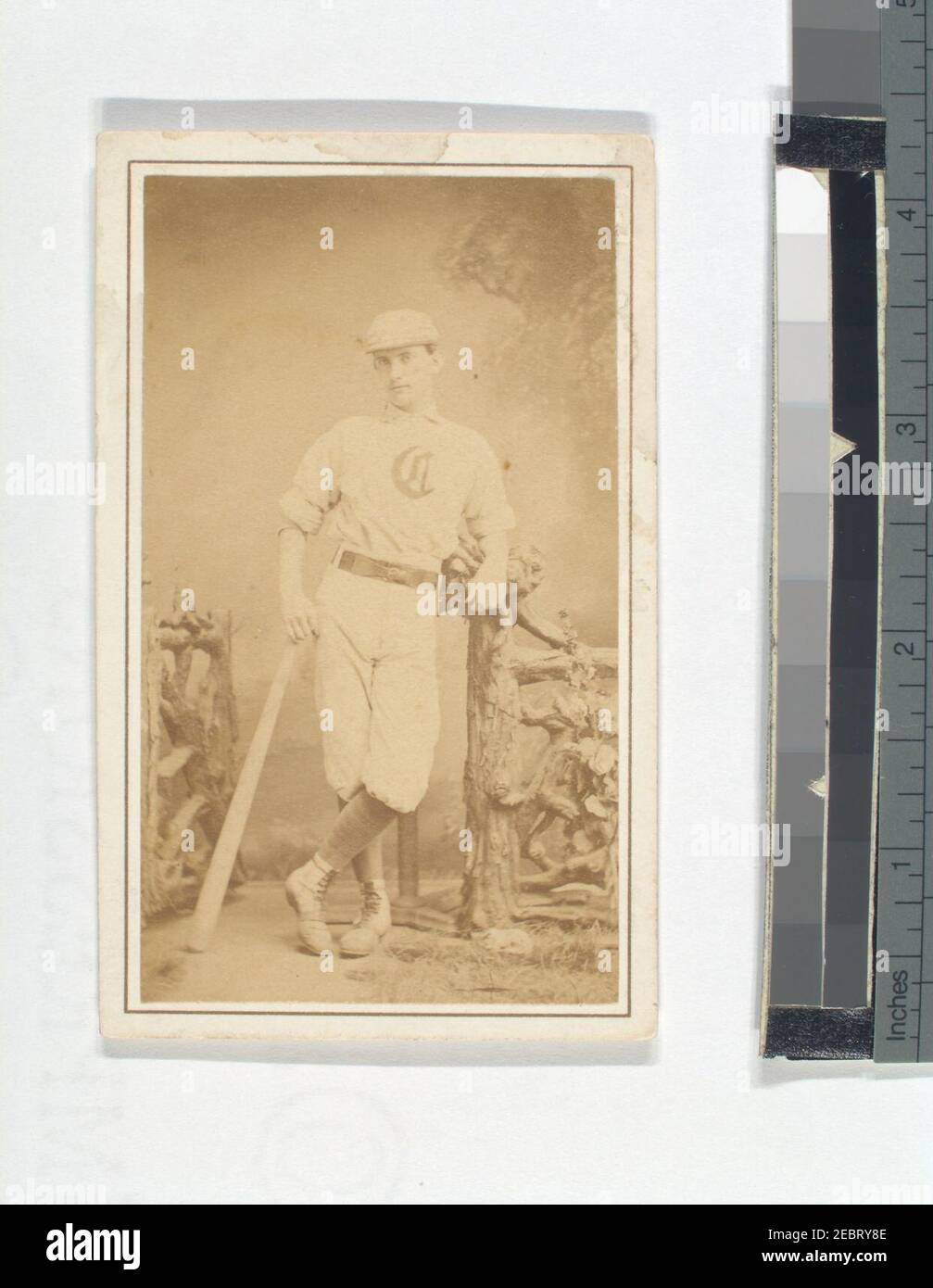 Unidentified baseball player, C Stock Photo - Alamy