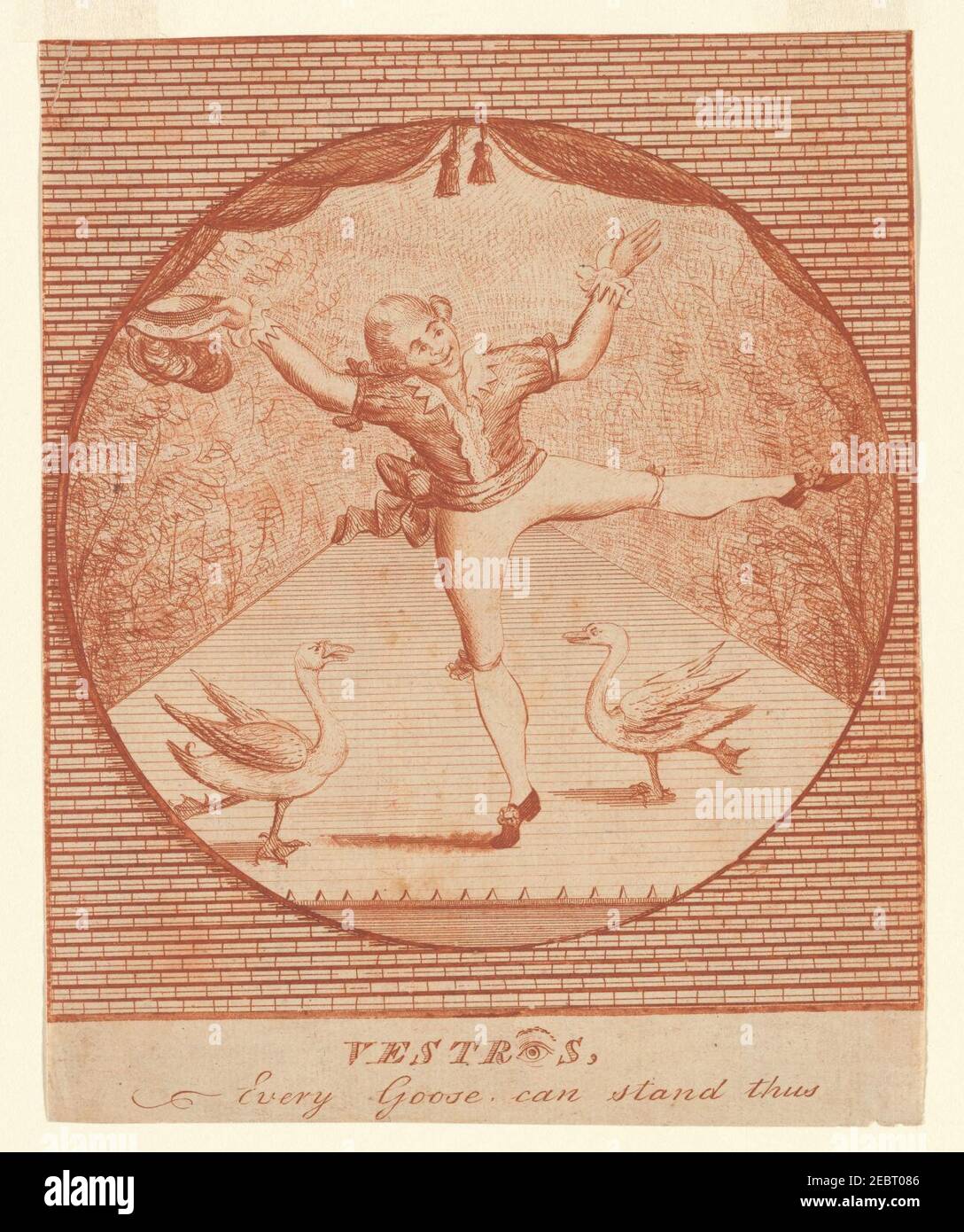 Vestr̲ s (an eye in place of i), every goose can stand thus Stock Photo ...