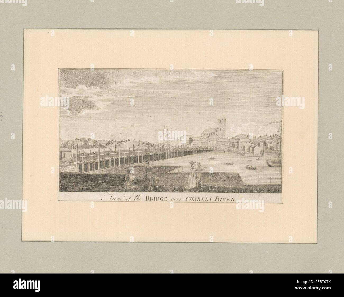 View of the bridge over Charles River Stock Photo - Alamy