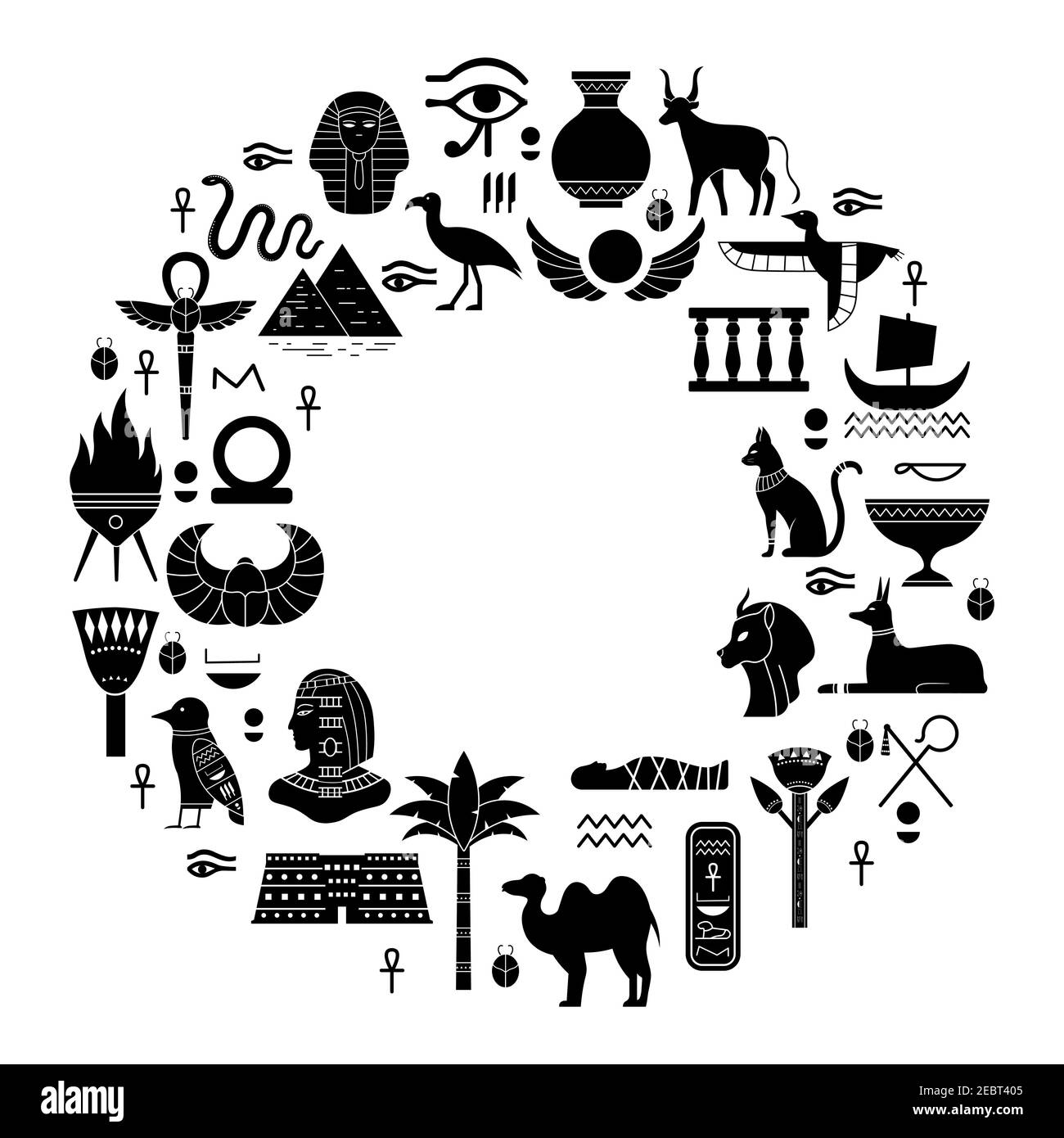 Egyptian ancient symbols. Mythology egypt sacred animals, gods and ...