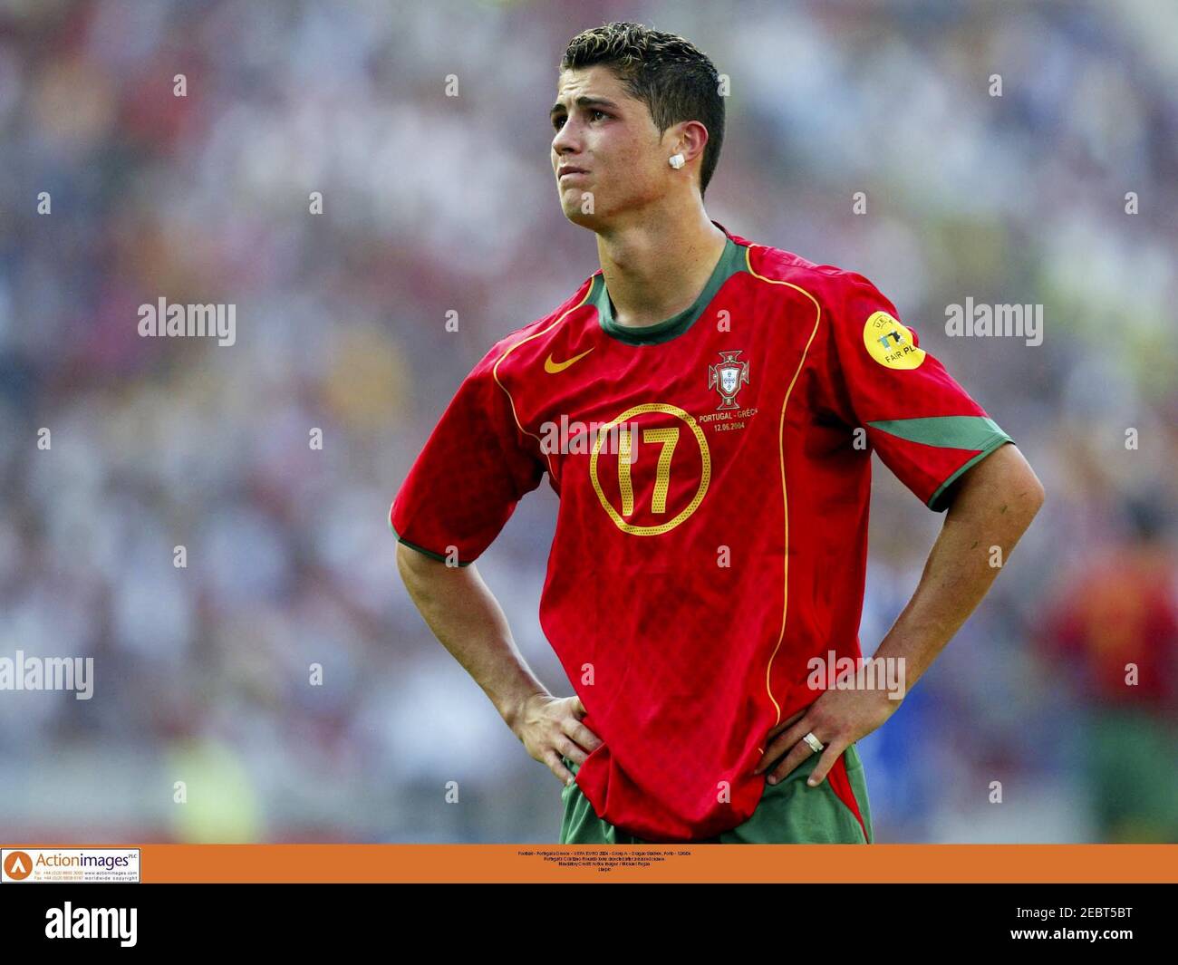 Cristiano ronaldo portugal 2004 greece hi-res stock photography and ...