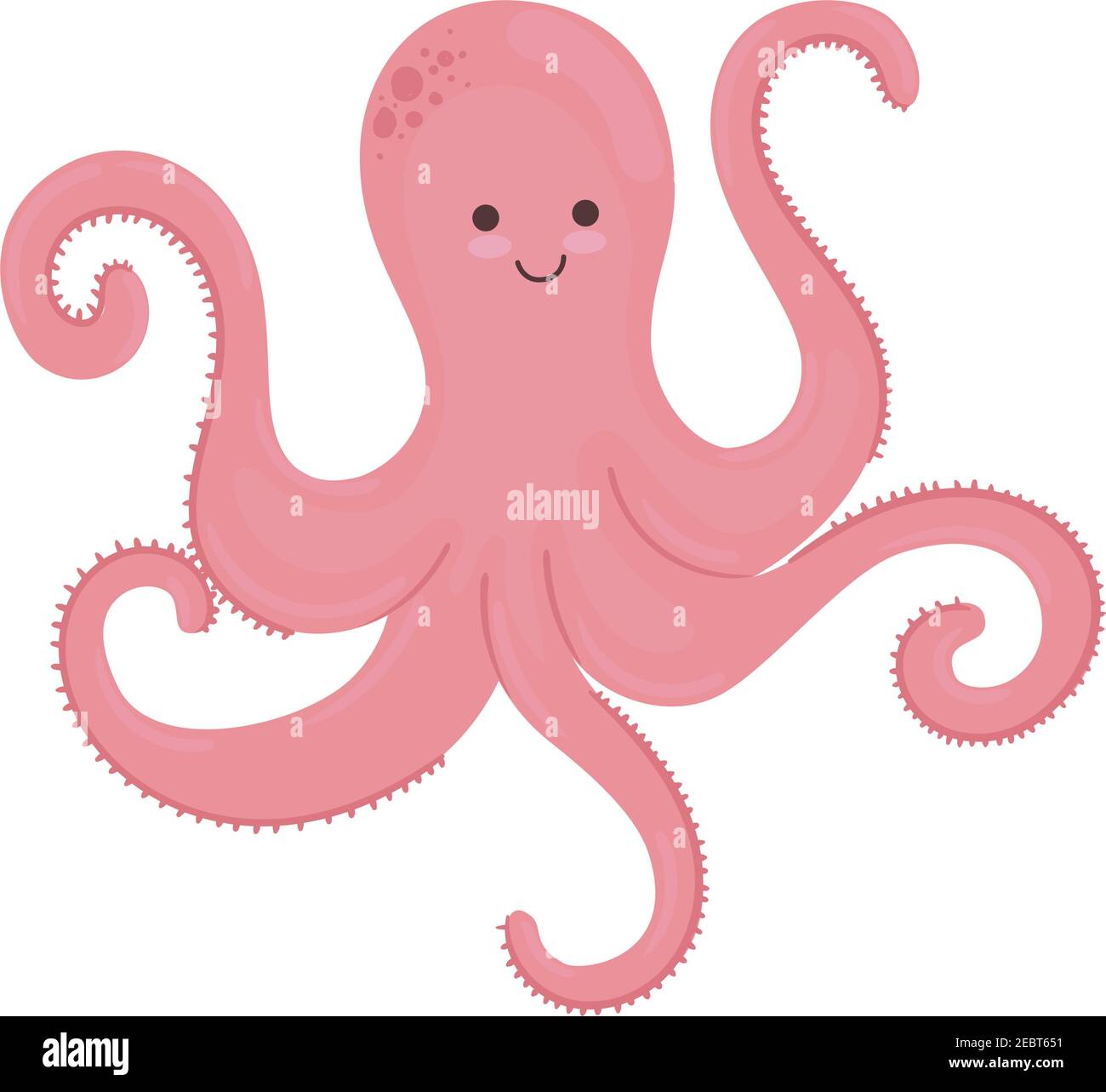 Fresh tentacles octopus on Stock Vector Images - Alamy