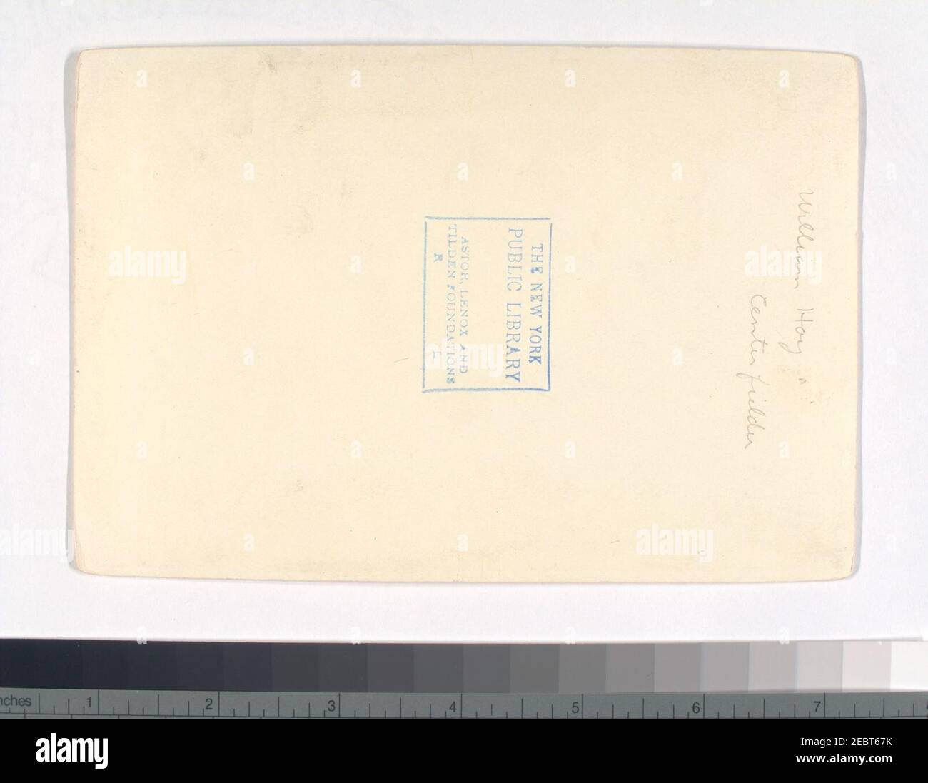 William Hay, center fielder Stock Photo - Alamy